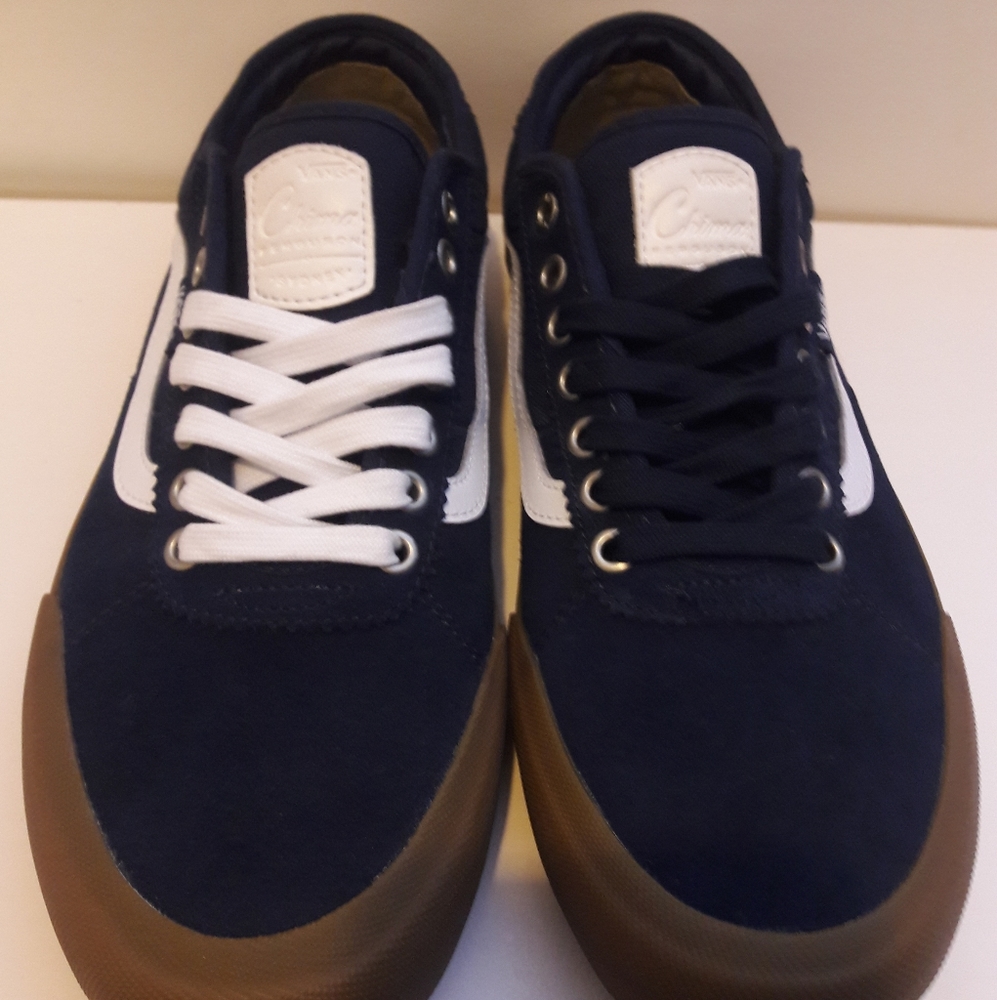 Vans Chima Pro 2 Shoes (Navy Gum White) Size 9men - Gem